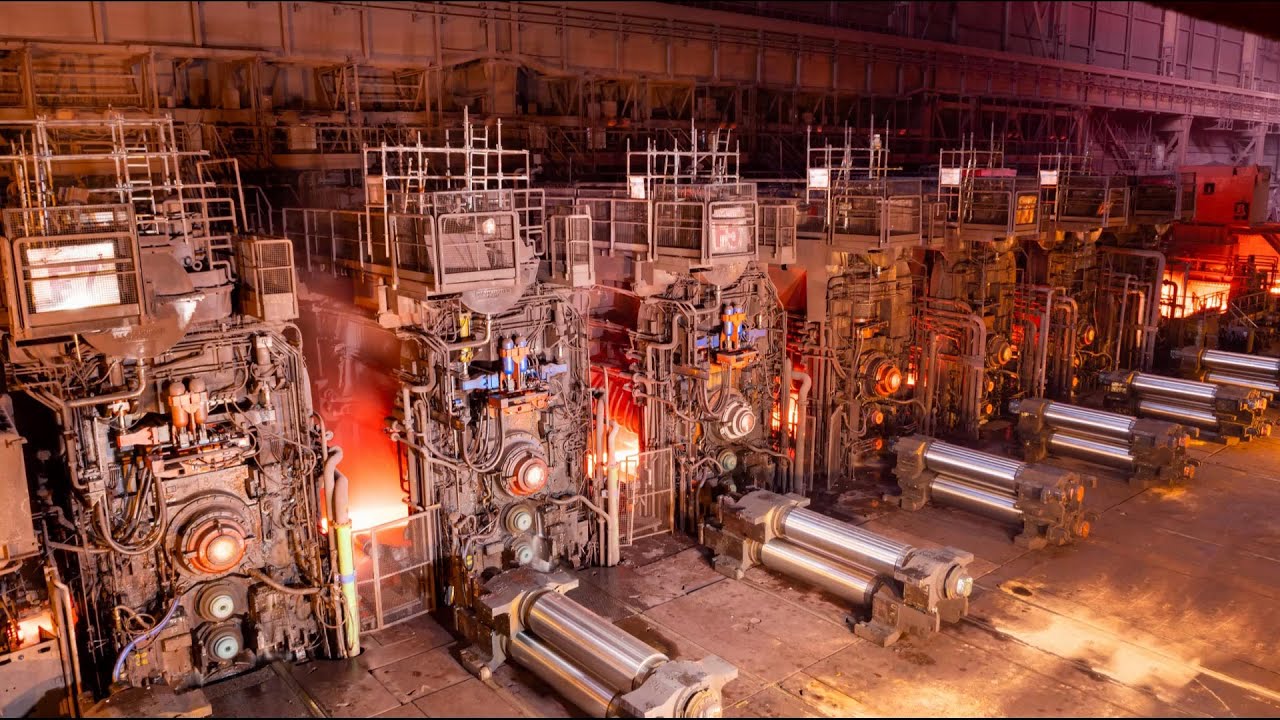 Le Process du Train à Bandes ArcelorMittal Méditerranée - YouTube