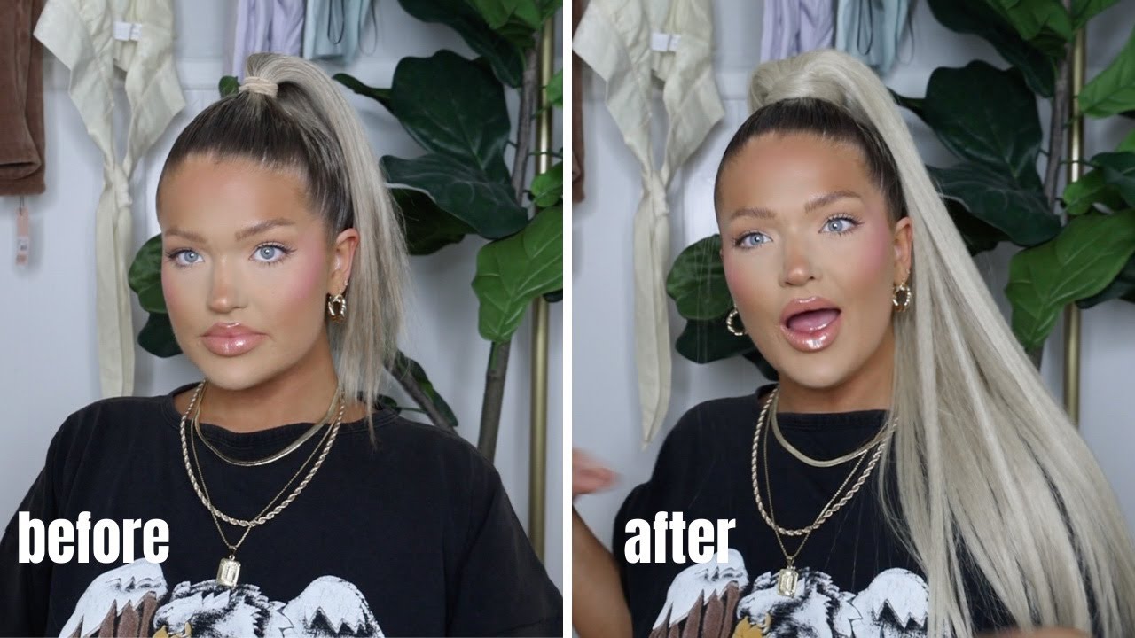 SNATCHED PONY HAIR TUTORIAL INH HAIR REVIEW | Isabel Galvin - YouTube