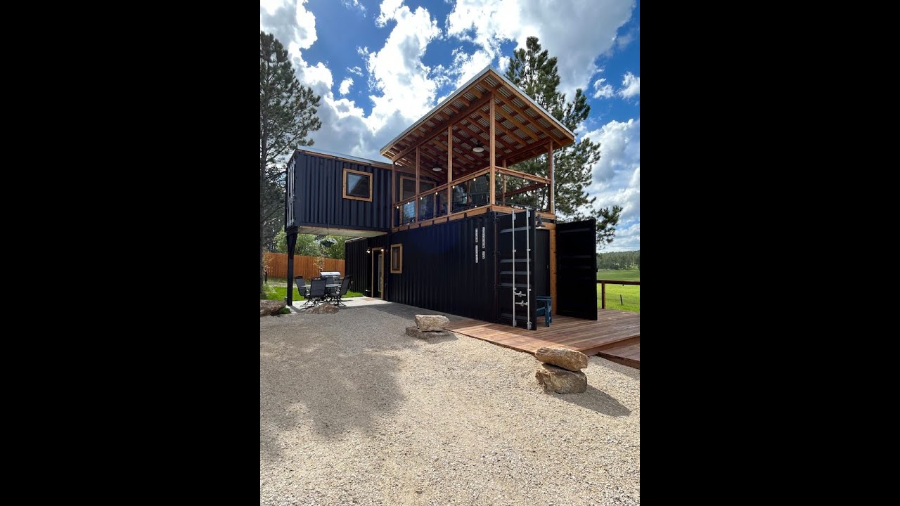 The Tiny Bison Resort: Father and Son’s Amazing DIY Container Home ...