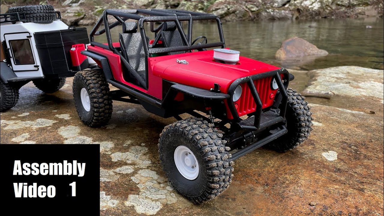 Thumper Video 1 of 8 CJ7 Rock Crawler 3Dprinted by Black Crow - YouTube