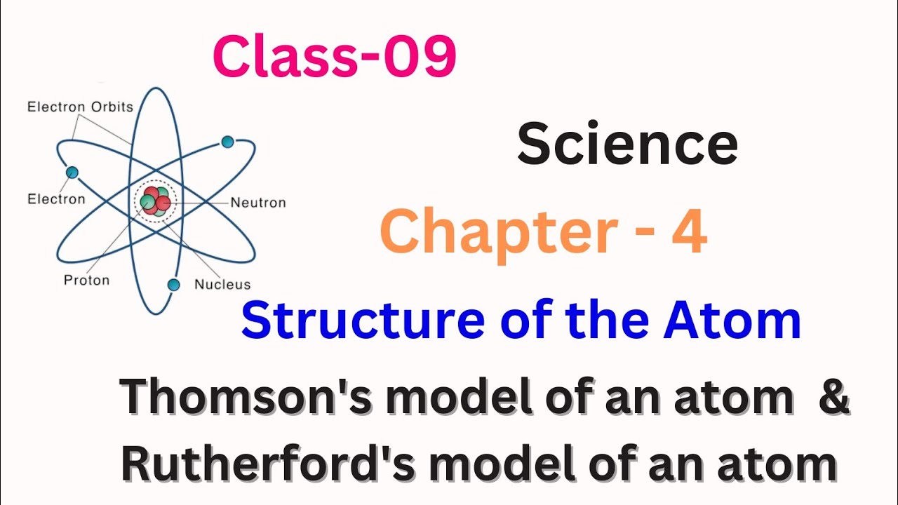 Class - 9 | Science | chapter-4 | Structure of the atom | Thomson's ...