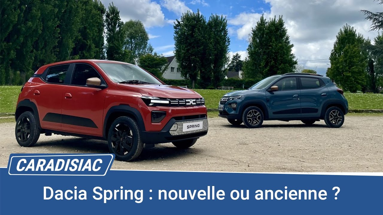 Comparatif : la nouvelle Dacia Spring face à l'ancienne - YouTube
