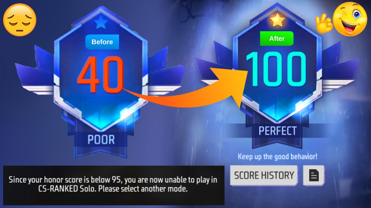 Honor Score Kaise Badhaye || How To Increase Honor Score in Free Fire ...