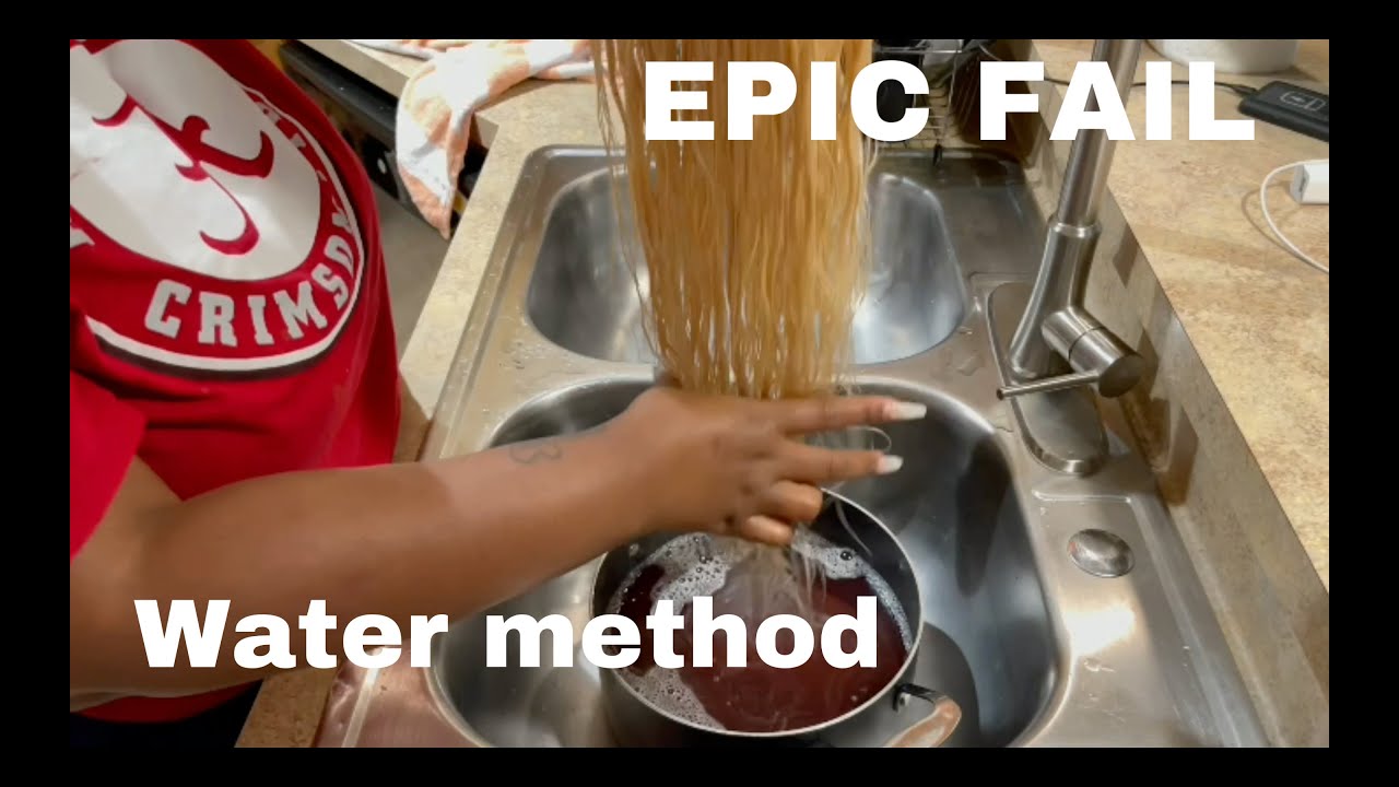 1st time trying water method (EPIC FAIL) part 1 - YouTube
