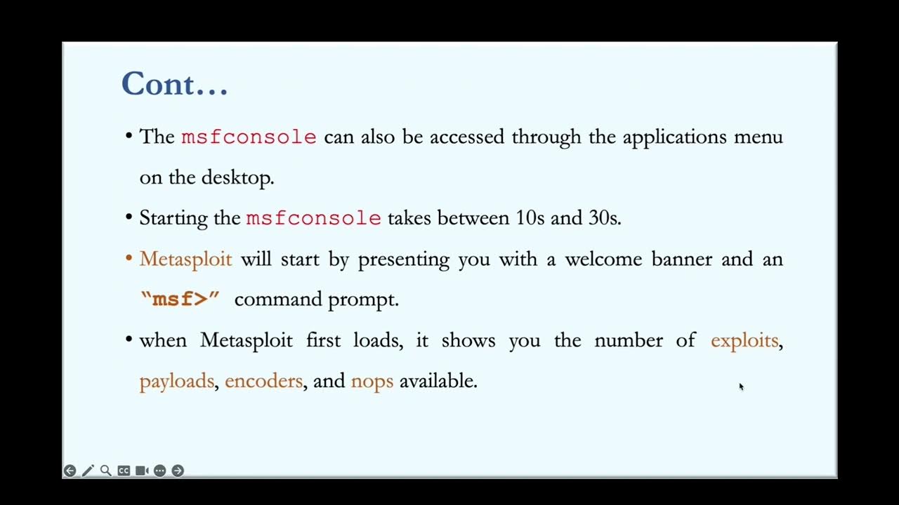 Lecture-2: Metasploit - YouTube