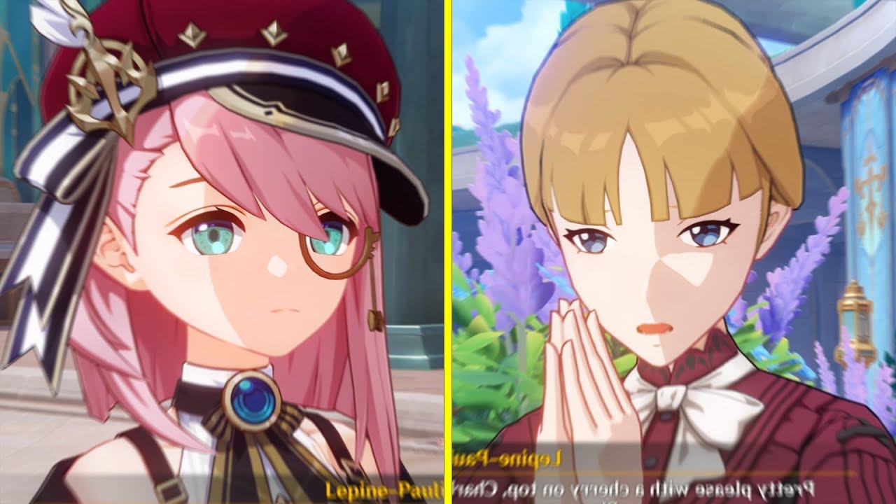 Lepine-Pauline begging Charlotte like the beggiest beggar in all of begdom - Genshin Impact ...