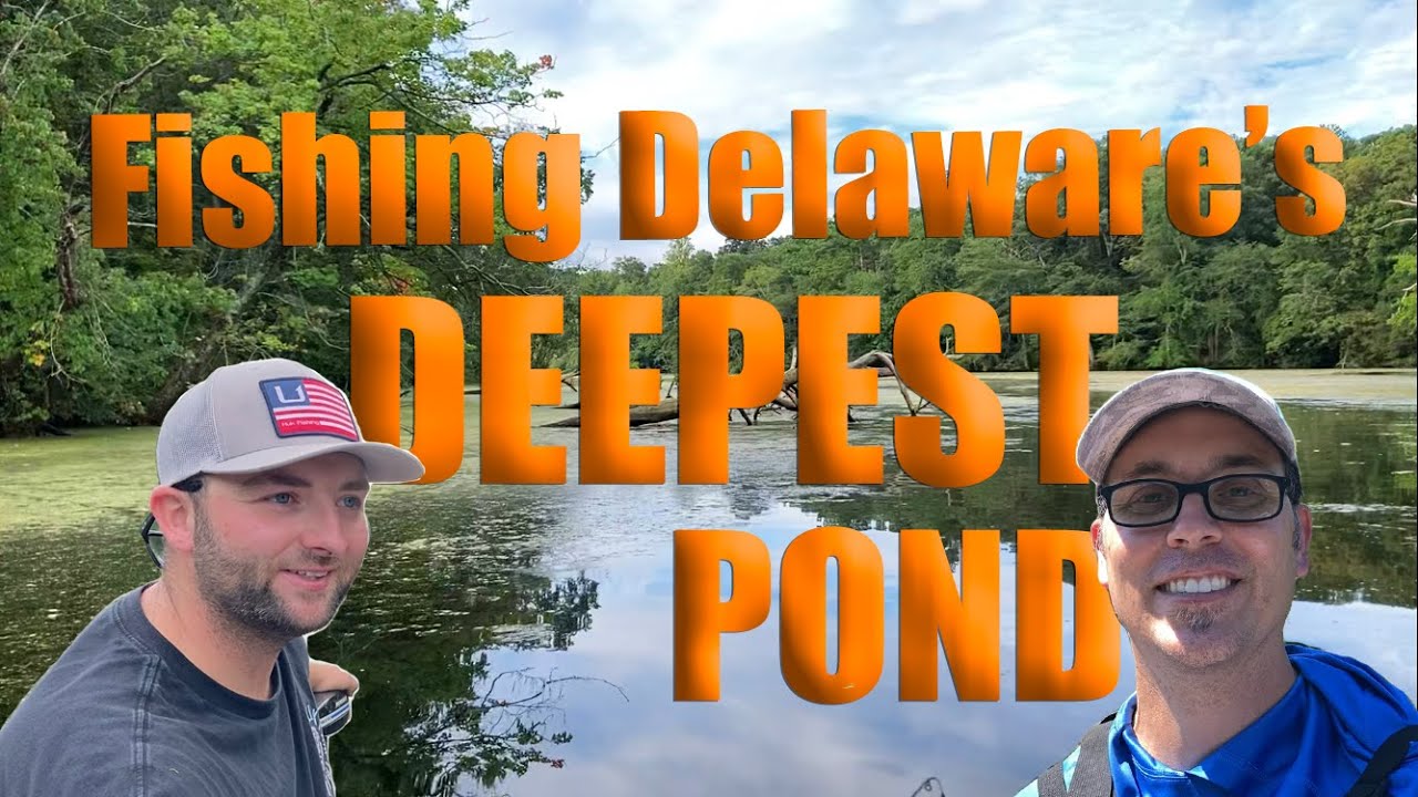 Multi species fishing Delaware's Deepest Pond - YouTube