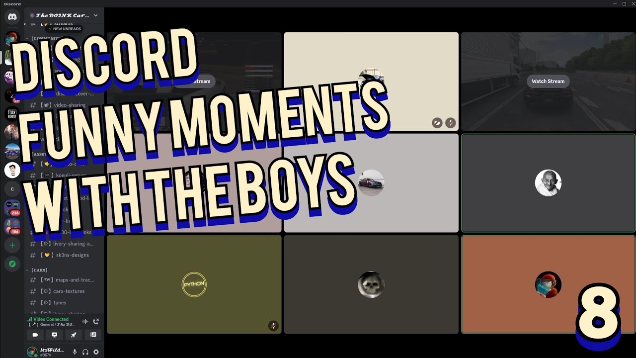 DISCORD / FUNNY MOMENTS WITH THE BOYS #8 - YouTube