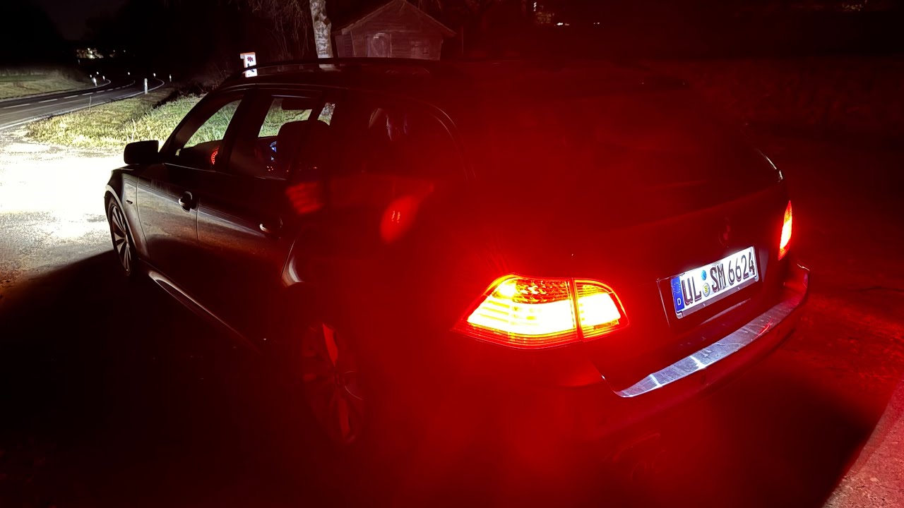 Bmw E61 550i N62B48 stock sound - YouTube