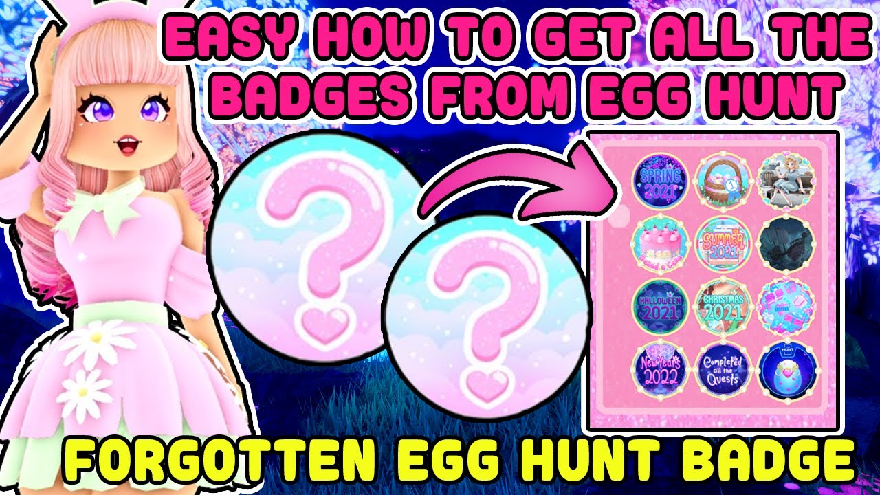 EASY How To Get All The Badges From Nature Fairy Class Egg Hunt Royale ...