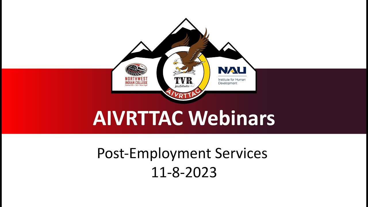11-8-23 Webinar Post-Employment Services - YouTube