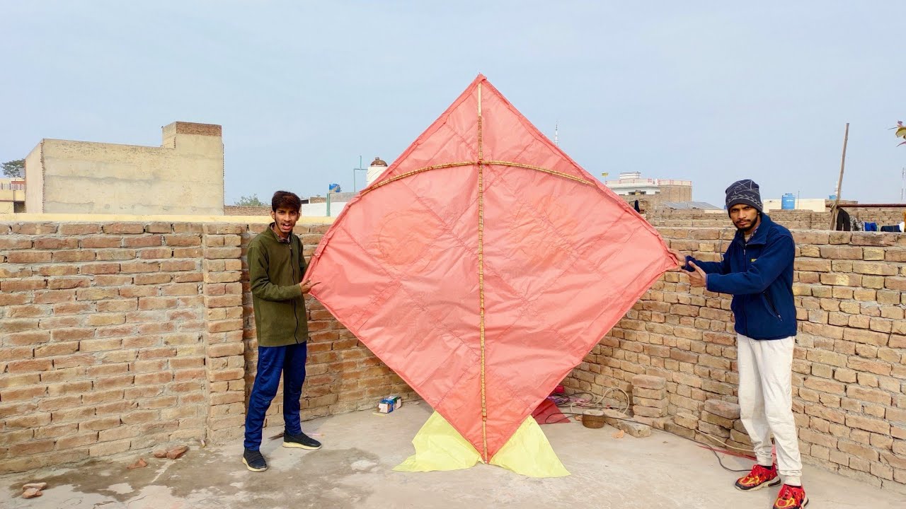 World Biggest 20 Tawa Kite Basant 2025 Making || Catch Kite Fighting ...