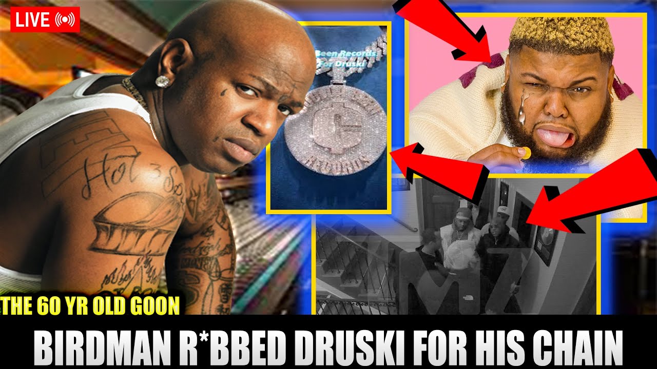 Birdman SON’D Druski AGAIN and took his CHAIN 🔴LIVE NOW - YouTube