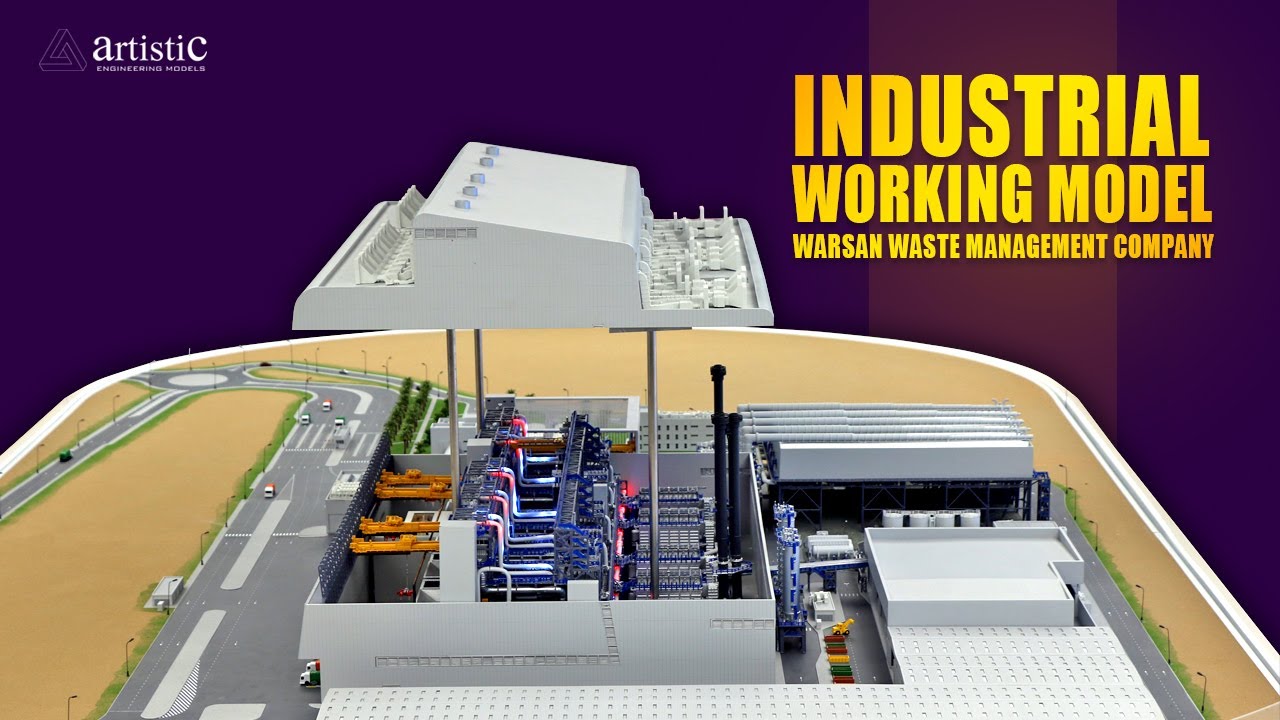 Warsan Waste to Energy Plant Working Model - YouTube