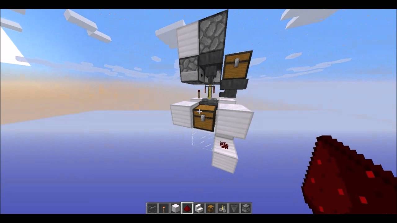 Minecraft 1.9 Semi-automatic brewing stand - YouTube