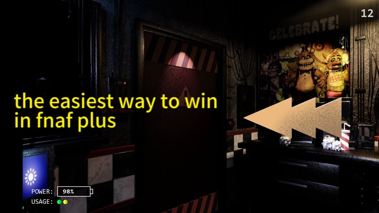 the easiest way to win in fnaf plus custom night - YouTube
