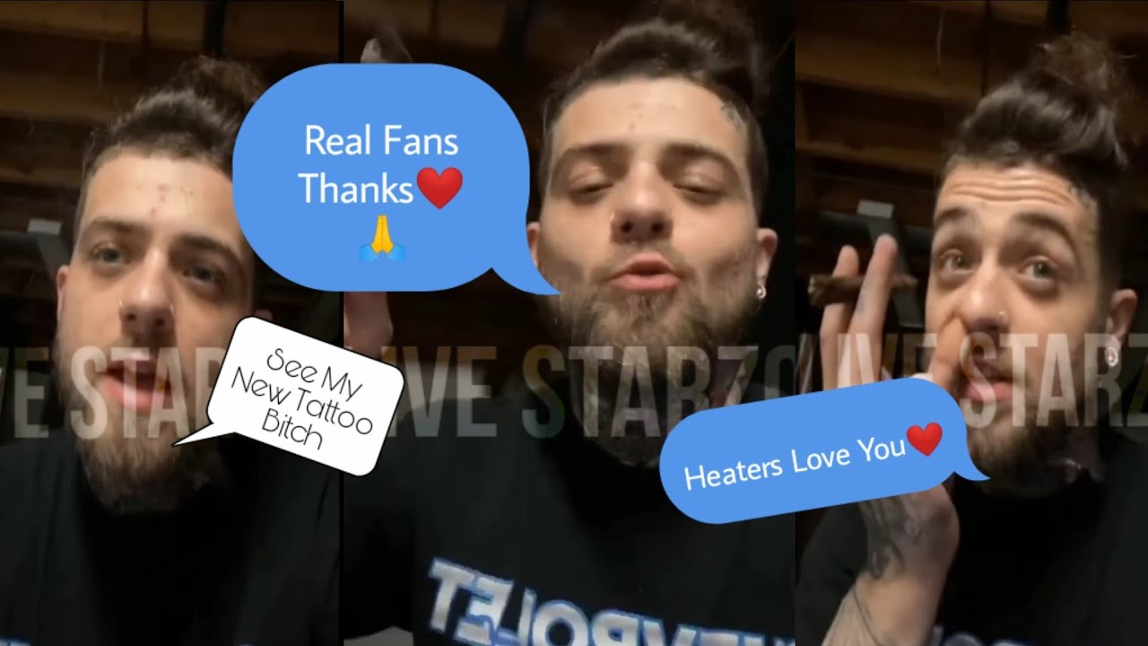 Doobie Live To real Fans & Showing New Tattoo - YouTube