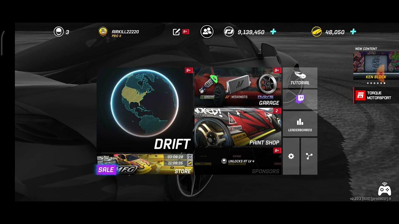 Torque Drift menu music 2 - YouTube
