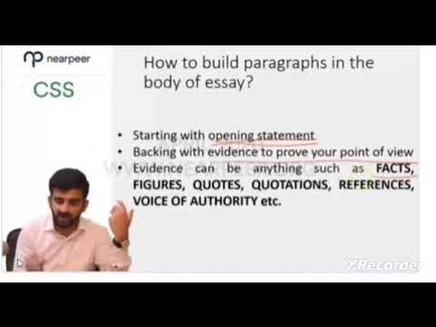 CSS English Essay lecture 4| Body of essay| #css #english # ...