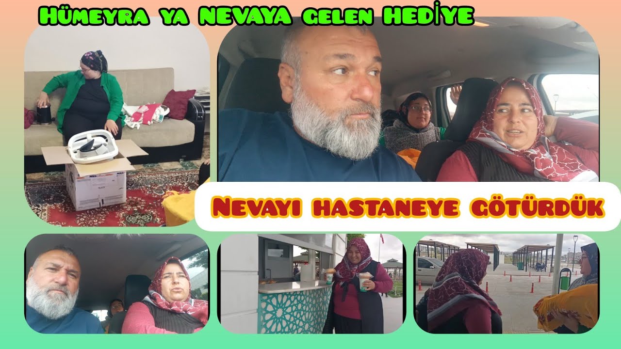 #60fps 🧑‍🍼 NEVAYİ HASTANEYE GÖTÜRDÜK HÜMEYRA VE NEVAYA GELEN HEDİYE 🔴 ...