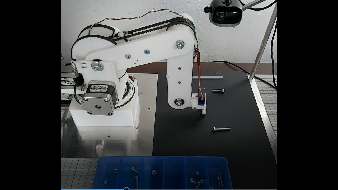My robot sorts screws v2 - YouTube