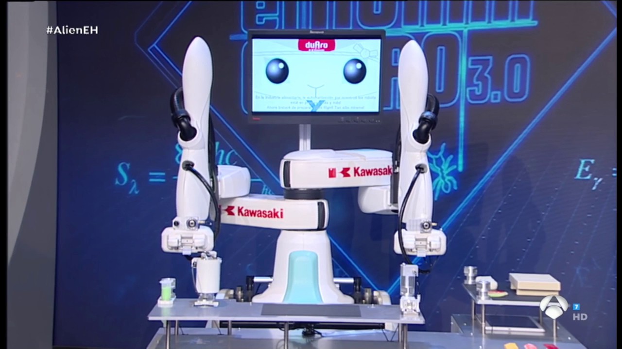 Robot colaborativo Kawasaki duAro en El Hormiguero - YouTube