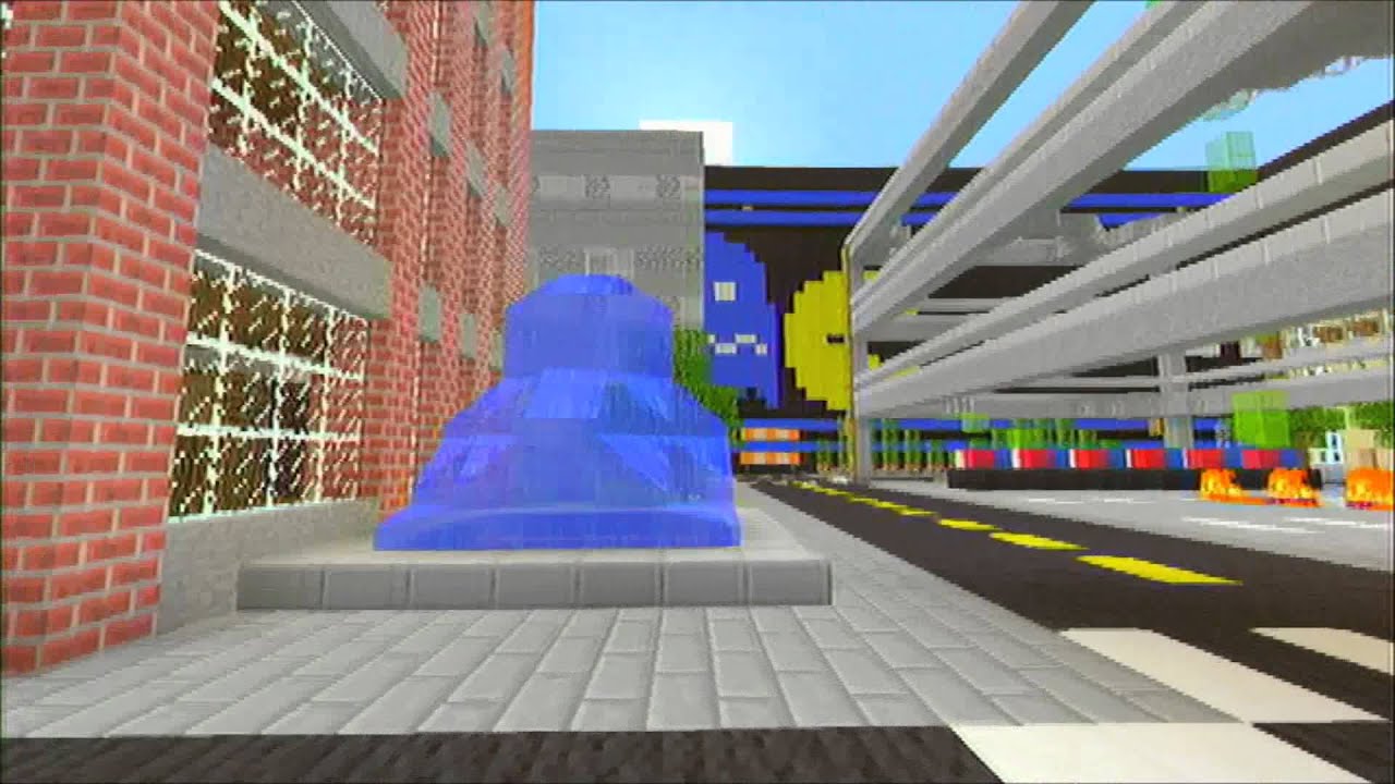 MINECRAFT PS3 - MAP SHOWCASE #1 - PIXELS THE MOVIE - EU & US DIGITAL ...