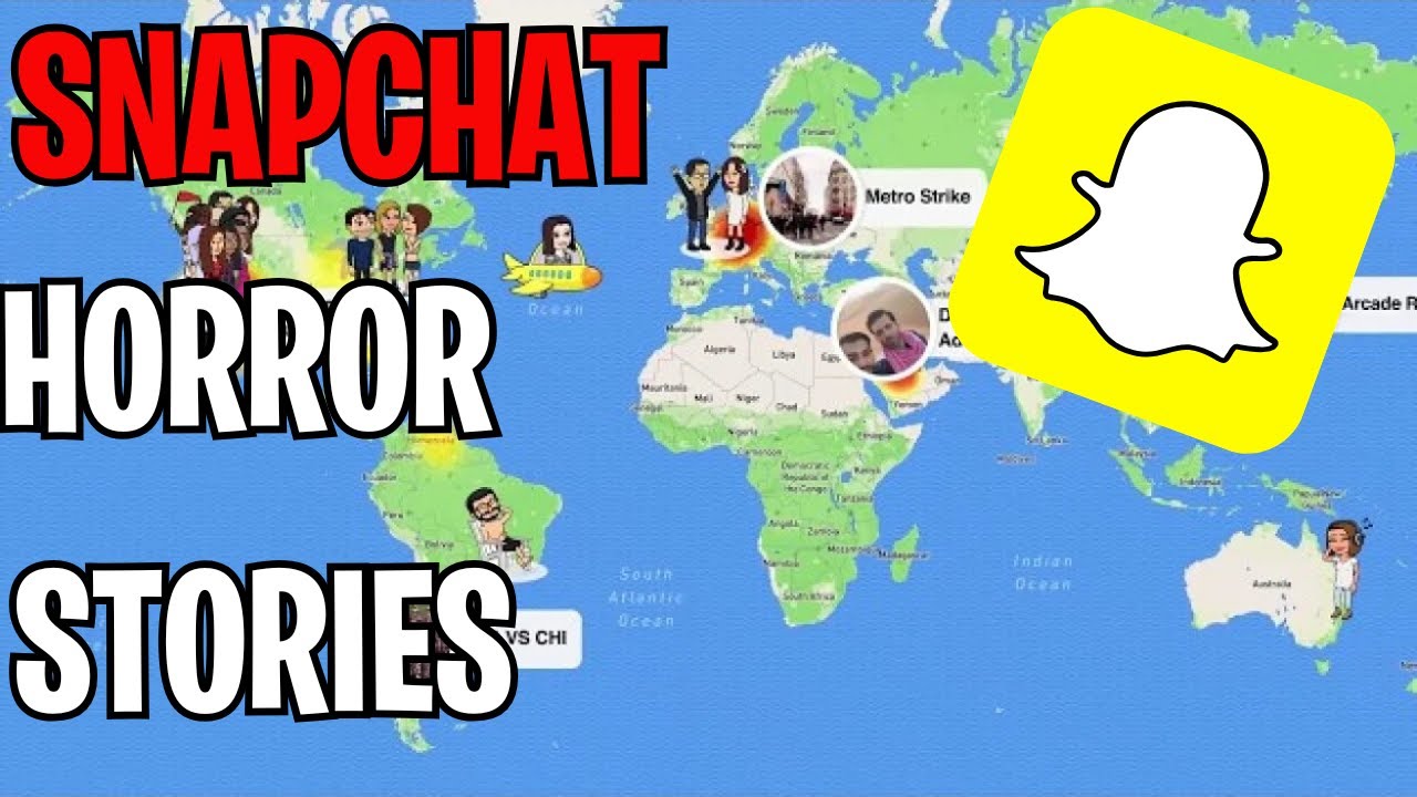 3 Terrifying Snapchat Snap Map Horror Stories - YouTube