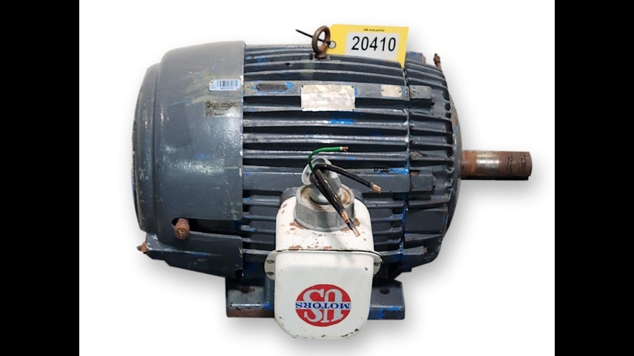 Used 60HP US Electrical Motor 364T frame [1775 RPM] - YouTube