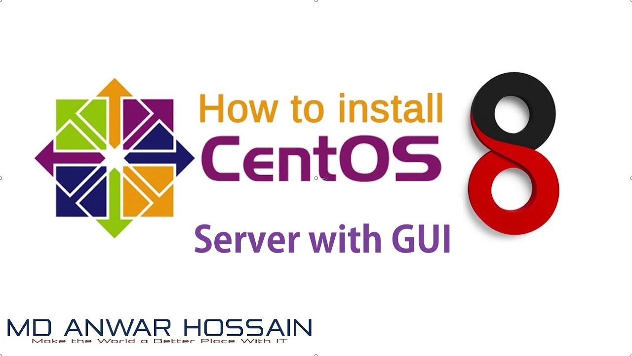 How to Install Cent OS 8 Server With GUI (How to Install Genome Tweaks ...