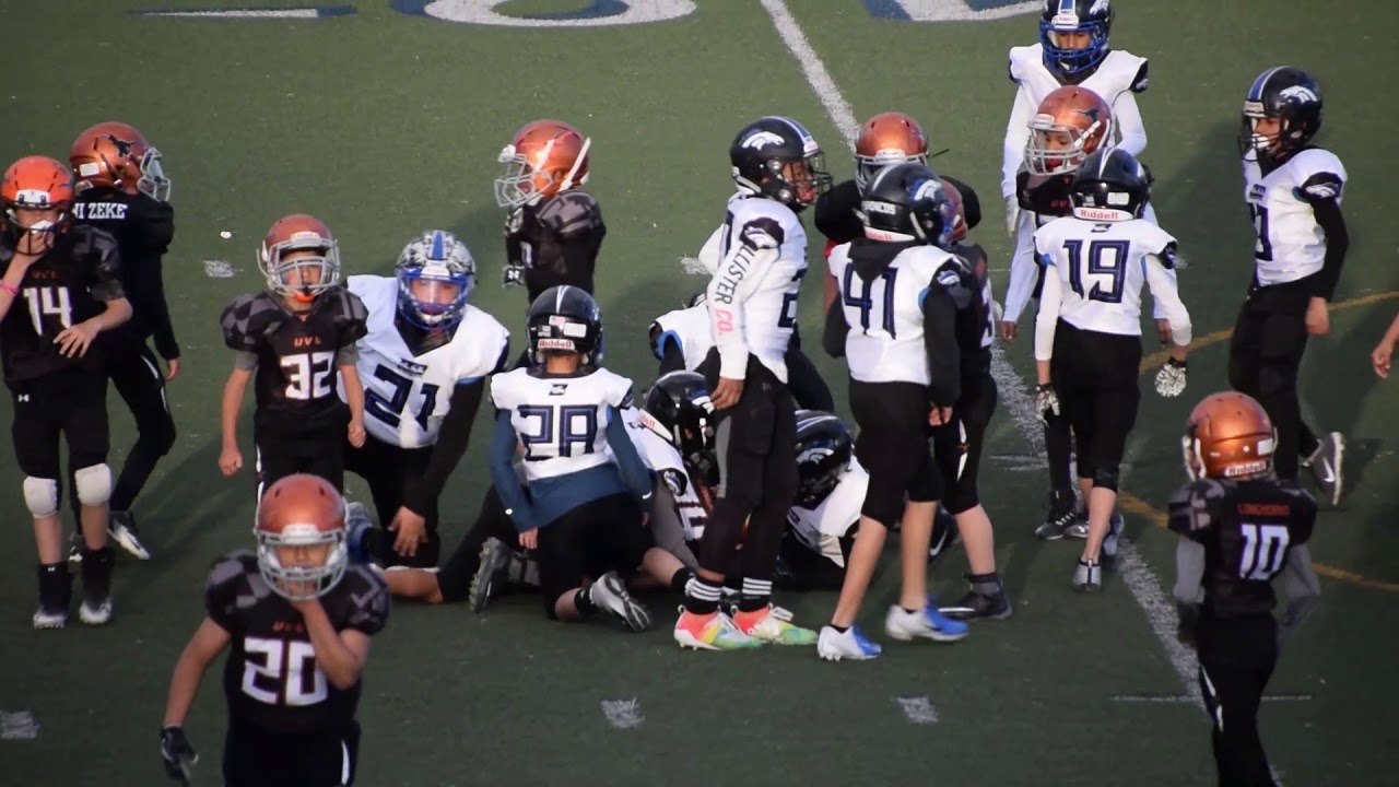 Football 11U EP Broncos vs UV Longhorns Spring 2019 - YouTube