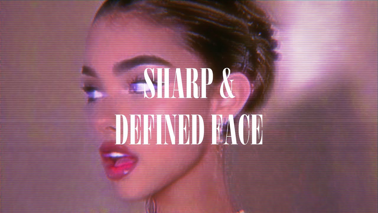 SLIM AND DEFINED FACE—sharp jawline, zero face fat & a perfect side ...