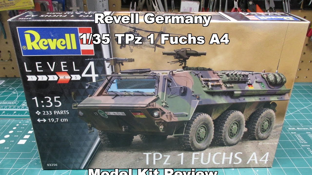 Revell Germany 1/35 TPz 1 Fuchs A4 Model Kit Review 03256 - YouTube