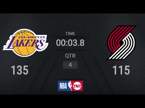 Lakers @ Trail Blazers | NBA on TNT Live Scoreboard | #WholeNewGame