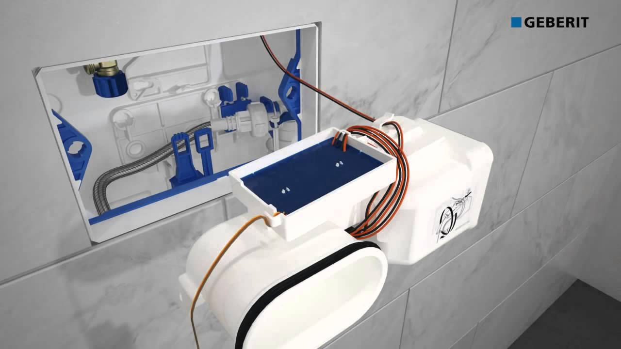Geberit DuoFresh Installation - YouTube