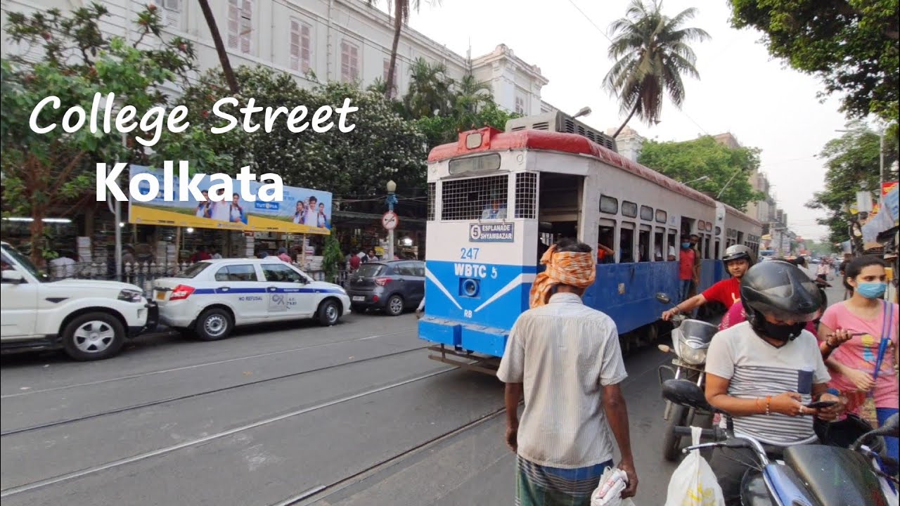 College Street, Kolkata l Walking Tour l বই পাড়া Colony of Books l ...