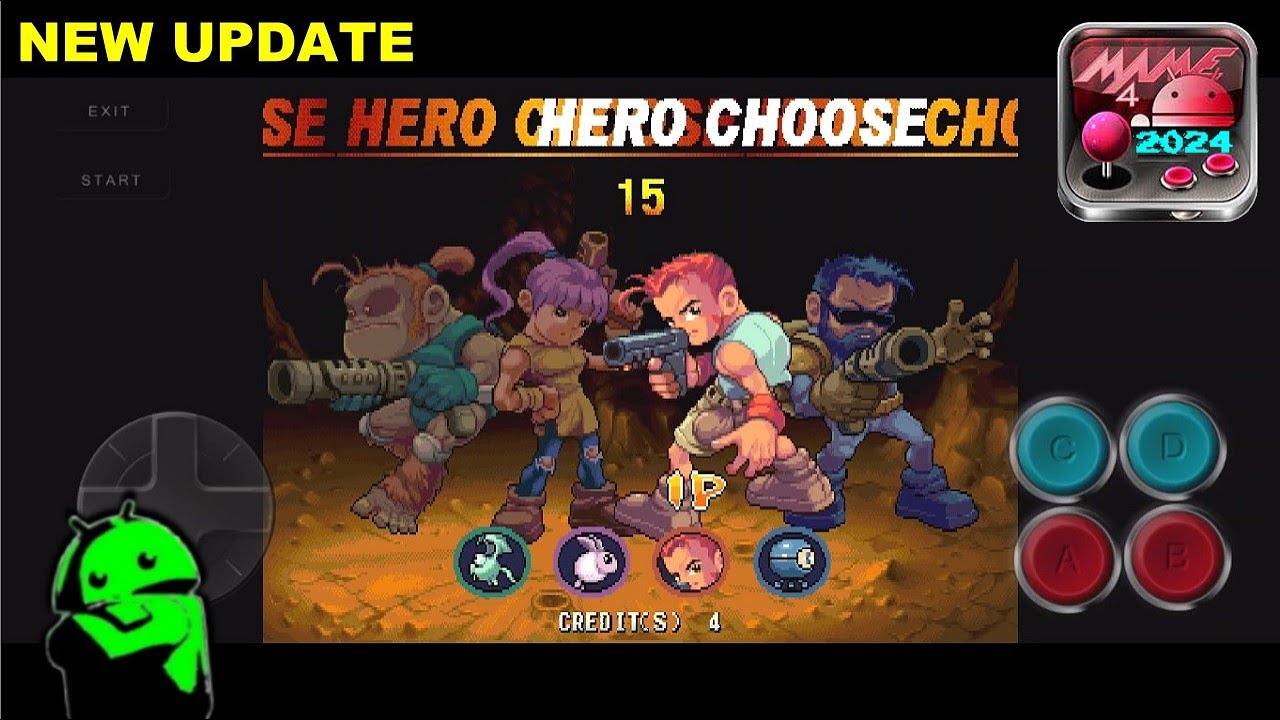 MAME4droid 2024 (0.261) Demon Front - Android Gameplay - YouTube