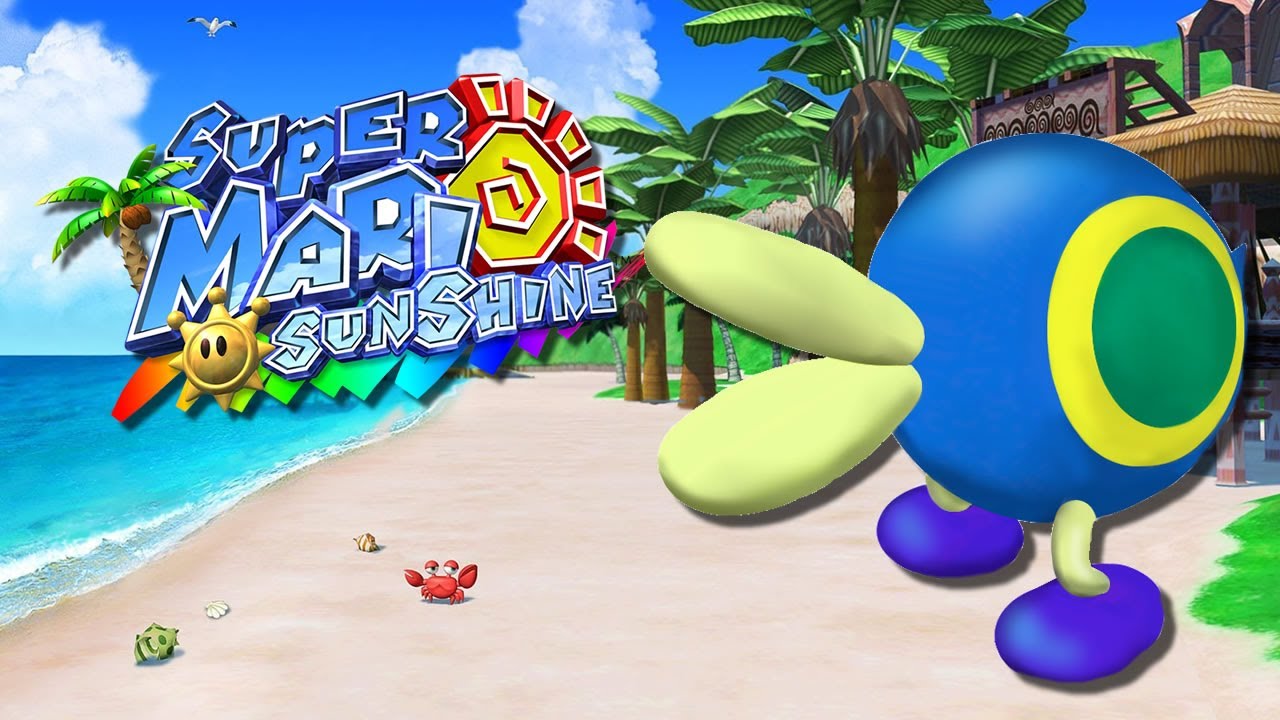 Super Mario Sunshine - Dune Bud Sand Castle Secret - 23/120 - (GC/Switch) - YouTube