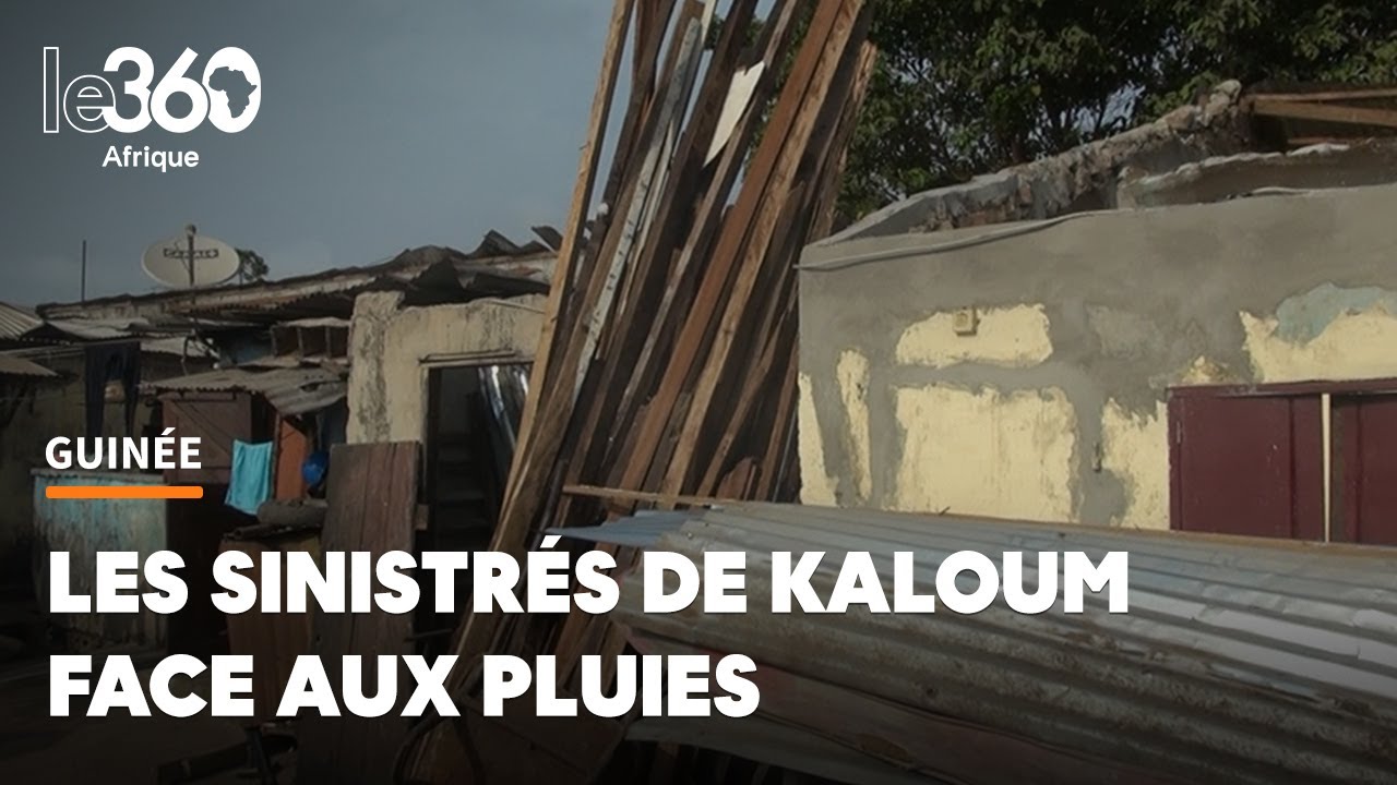 Conakry: les sinistrés de l’incendie meurtrier de Kaloum sous la pluie ...