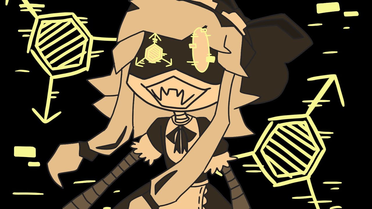 Drawing cyn and turning her into digital art (murder drones) - YouTube