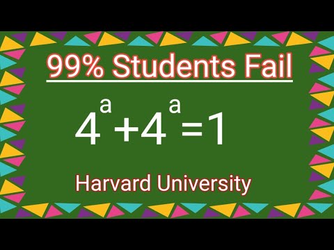 Solving Harvard University Entrance question l olympiad mathematics l ...