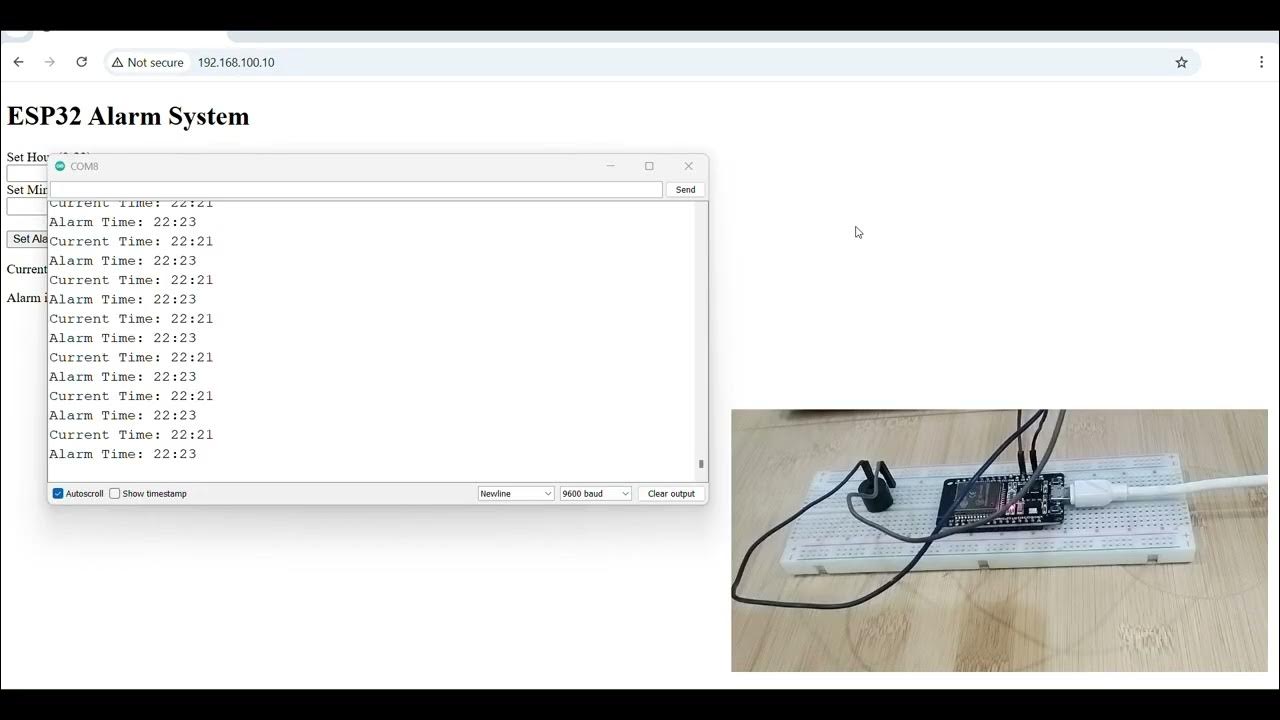 ESP32 Webserver Alarm System - YouTube