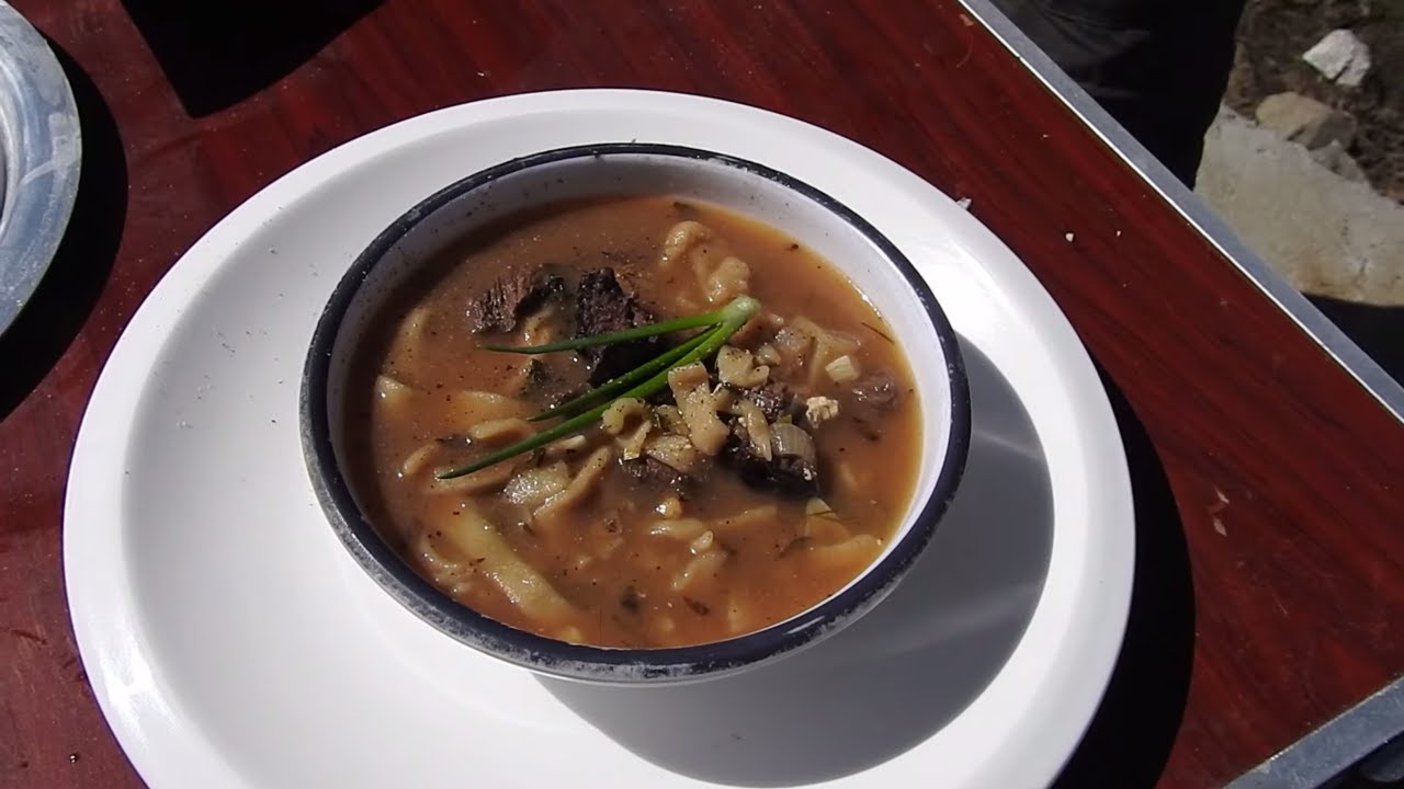 The Himalayan Hunter: Cooking Himalayan Ibex Soup 'Dowdo' - YouTube