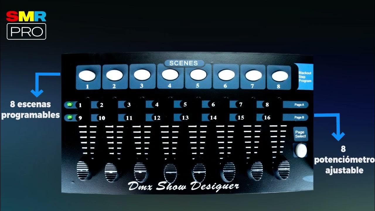 DMX 512 SMR PRO - YouTube