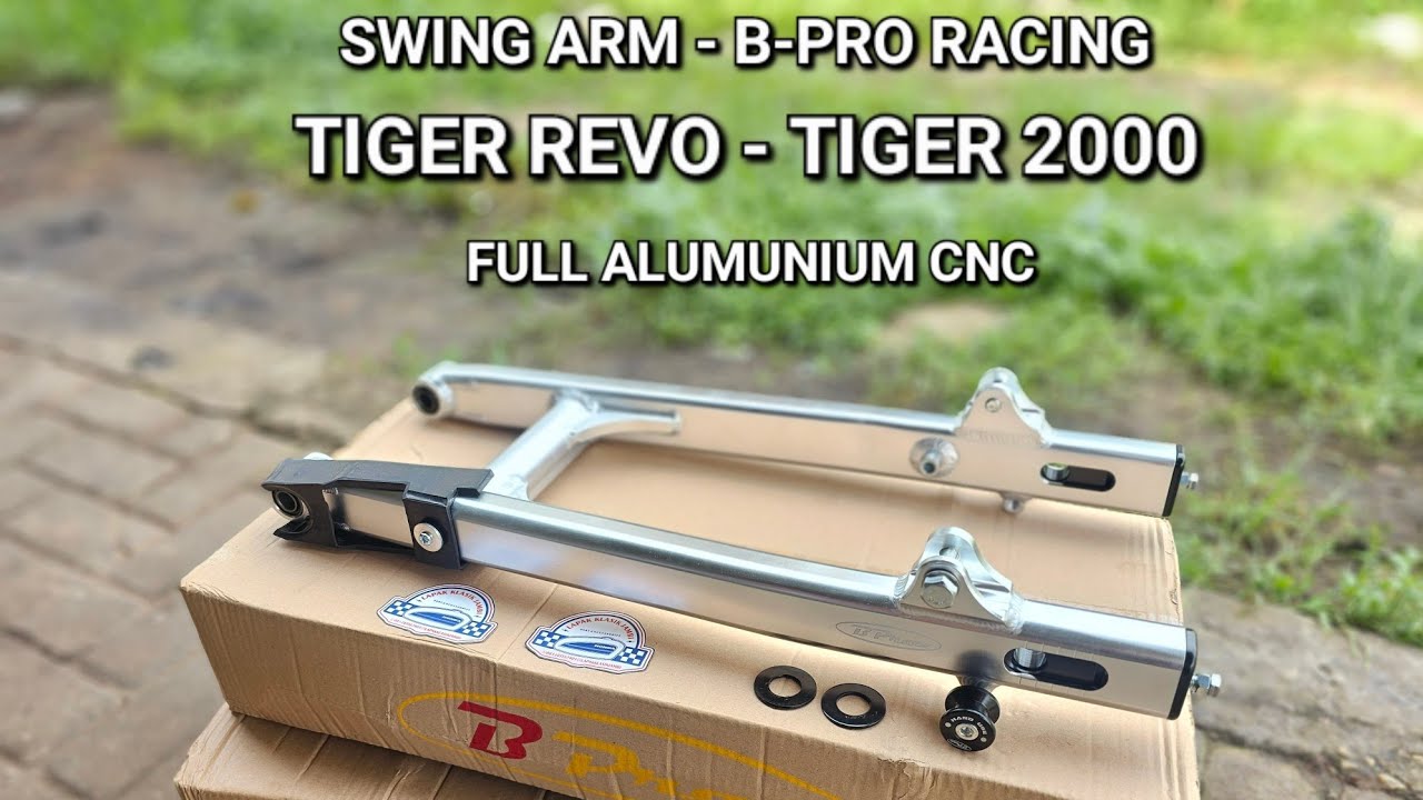Swing Arm TIGER REVO / TIGER 2000 B-PRO Racing Full Alumunium CNC - YouTube