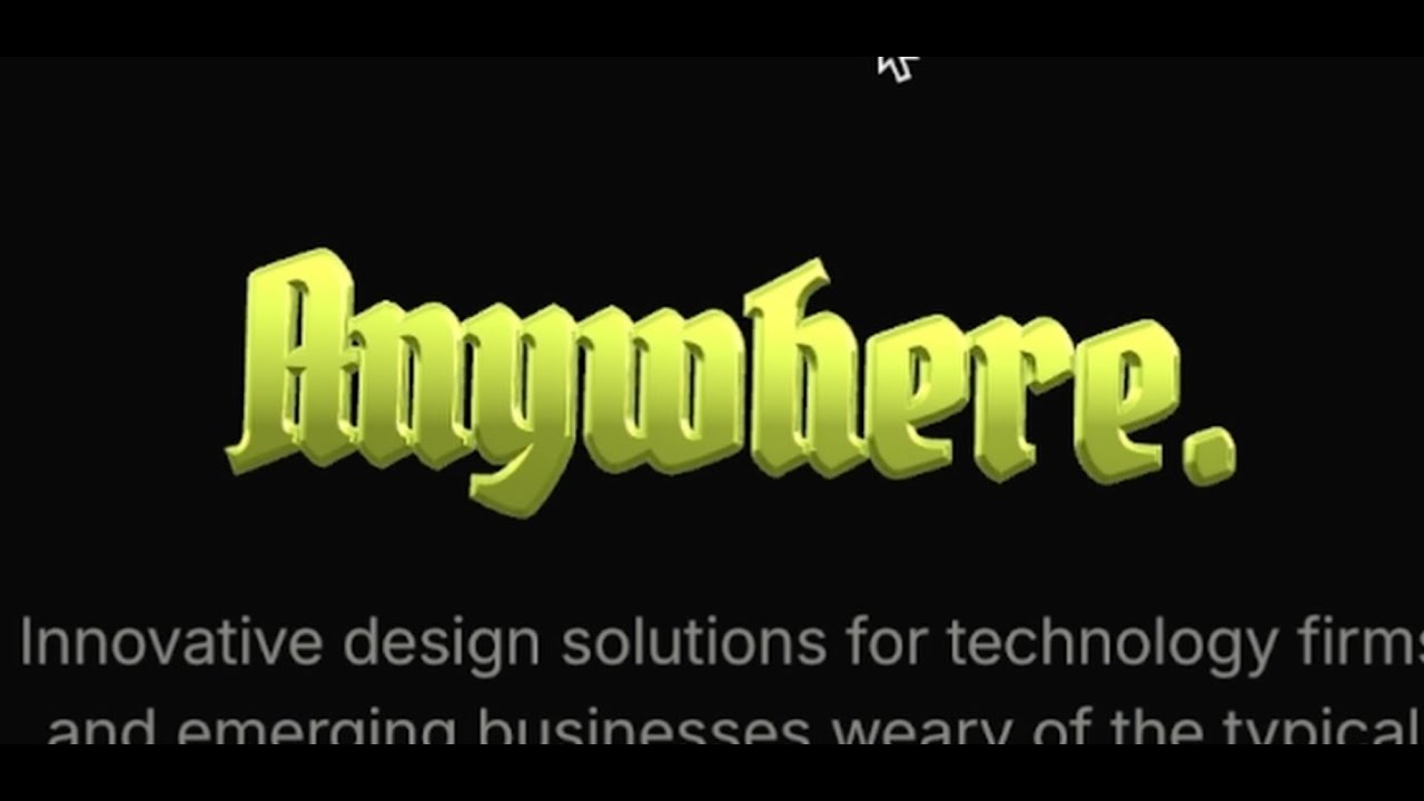 3D Text Pro v1.0 Released! Put 3D Text into any website in Seconds! # ...