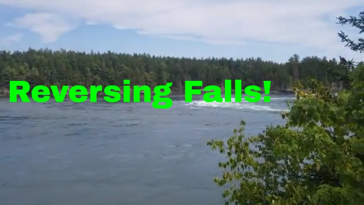 Reversing falls Pembroke, Maine and Free Camping - YouTube