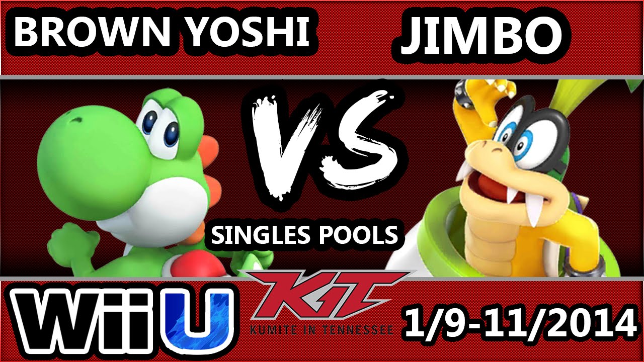 KiT 15 - Jimbo (Iggy, Megaman) Vs. Brown Yoshi (Yoshi) SSB4 Singles ...