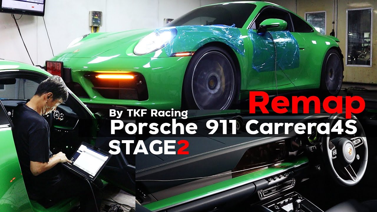 REMAP+STAGE2 Porsche 911 Carrera 4S By #TKFRacing - YouTube
