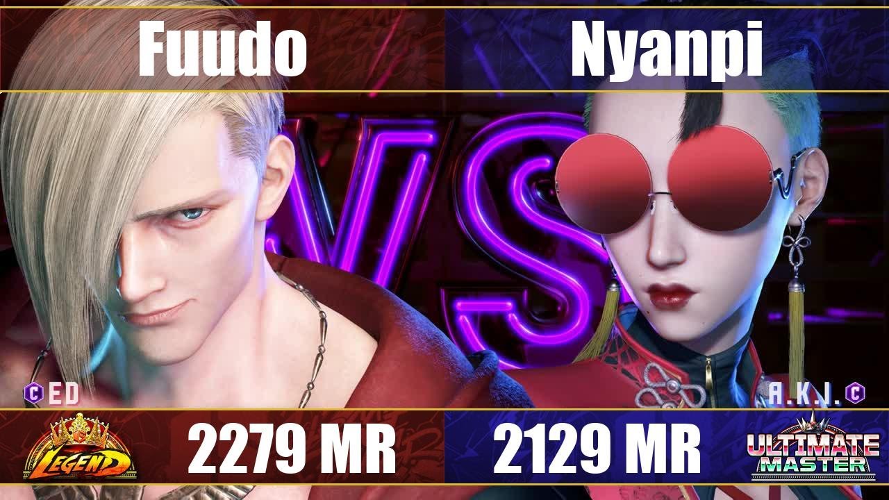 【スト6】ふ～ど vs Nyanpi (エド vs アキ) SF6 Fuudo vs Nyanpi (Ed vs Aki) - YouTube